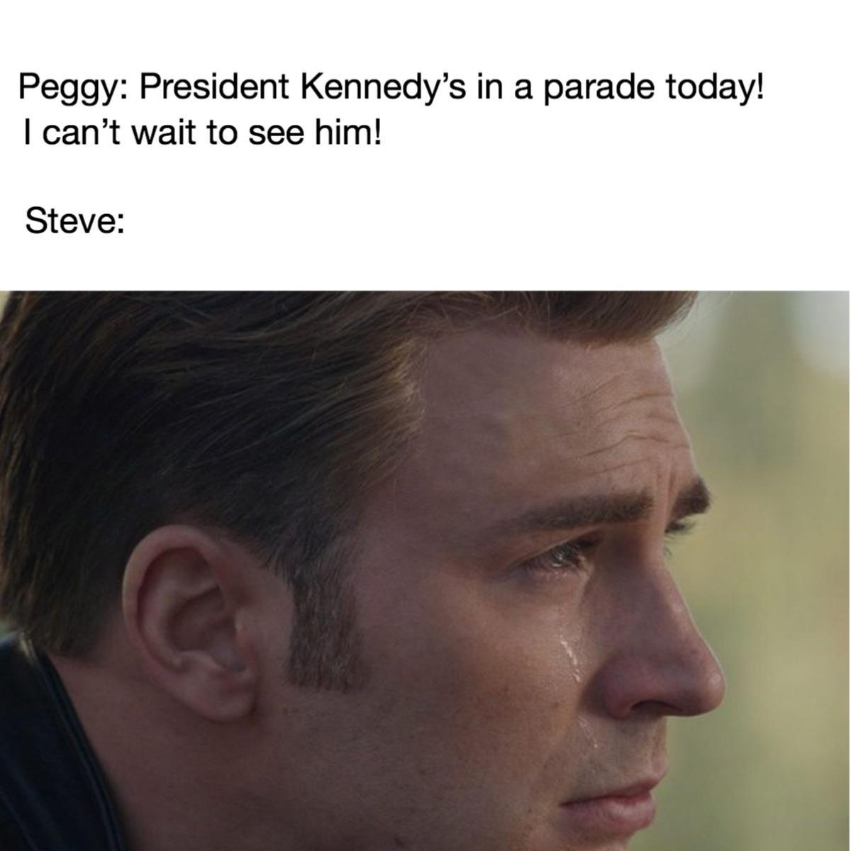 RIP | Steve Rogers Going Through History | Know Your Meme