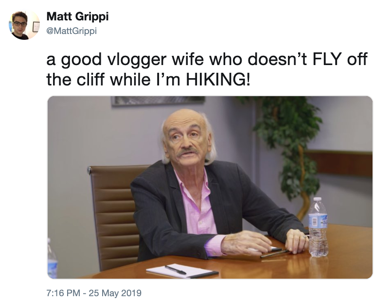 A Good Vlogger Wife | Cliff Wife | Know Your Meme