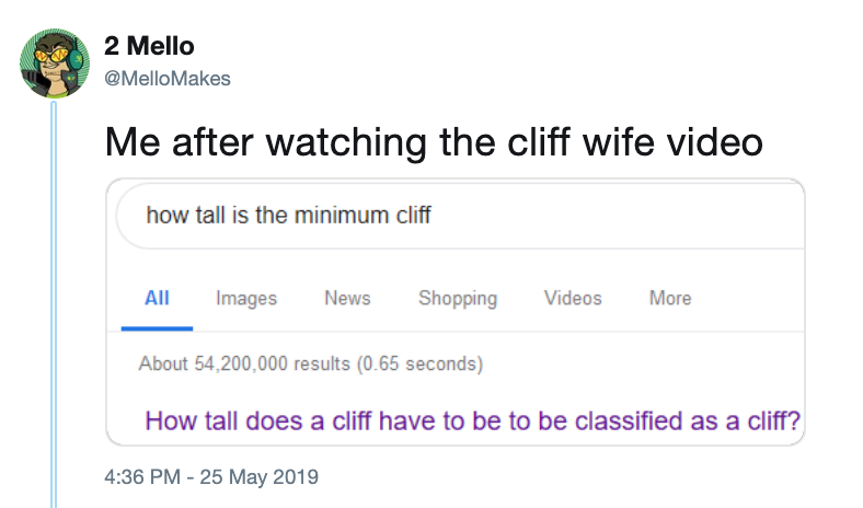 The Minimum Cliff | Cliff Wife | Know Your Meme