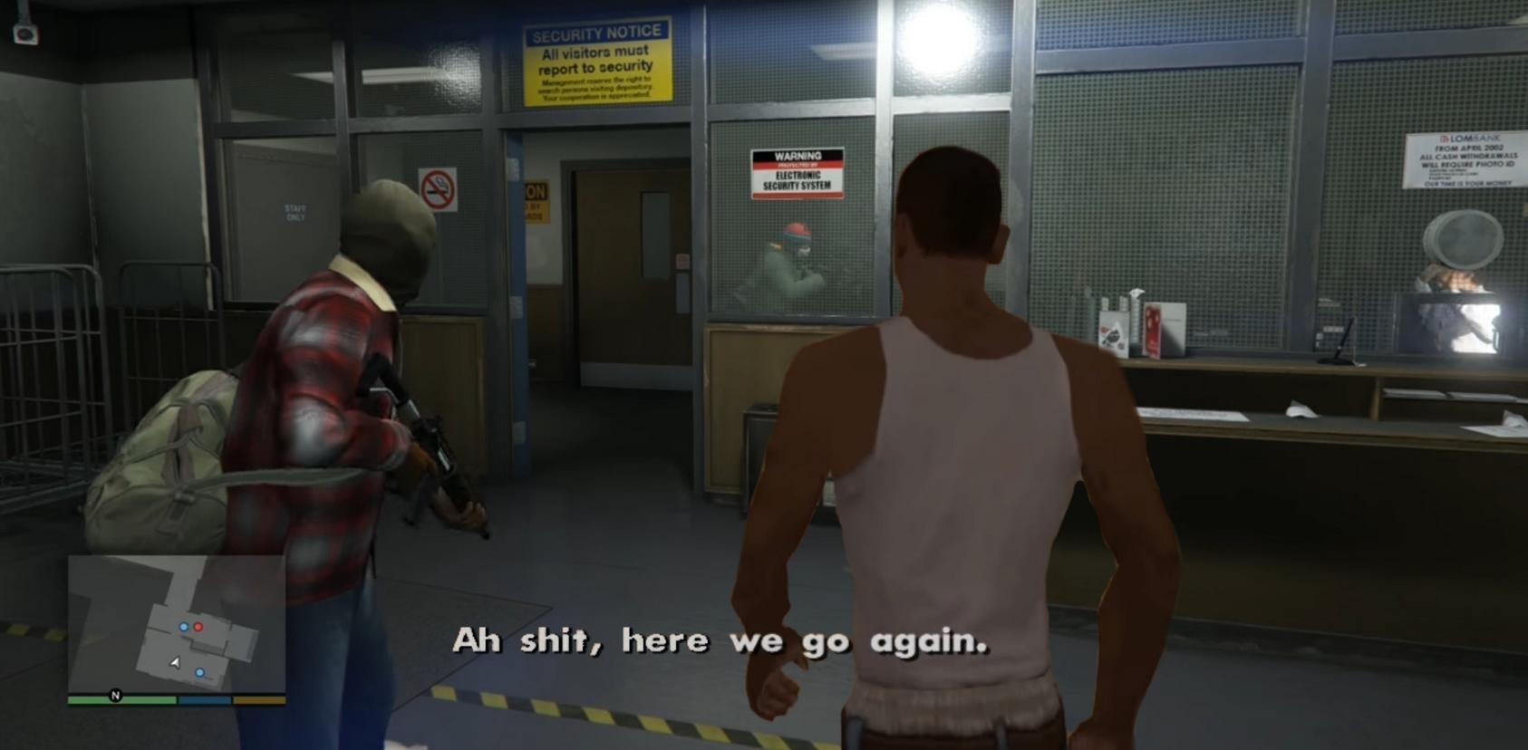 When you get the urge to replay GTA 5's story again. | Ah Shit, Here We ...