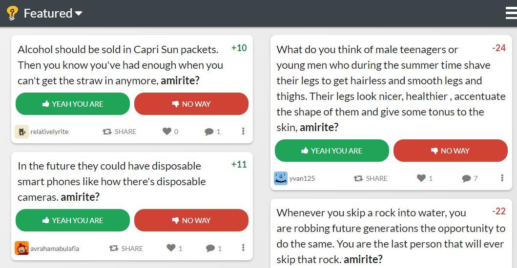 Amirite.com | Amirite | Know Your Meme
