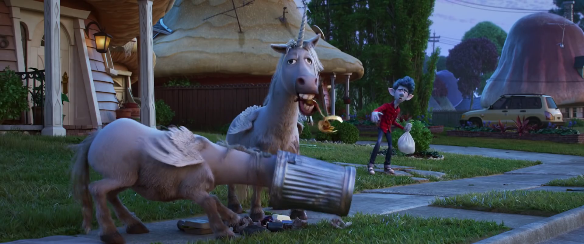 onward unicorns in the garbage | Pixar | Know Your Meme