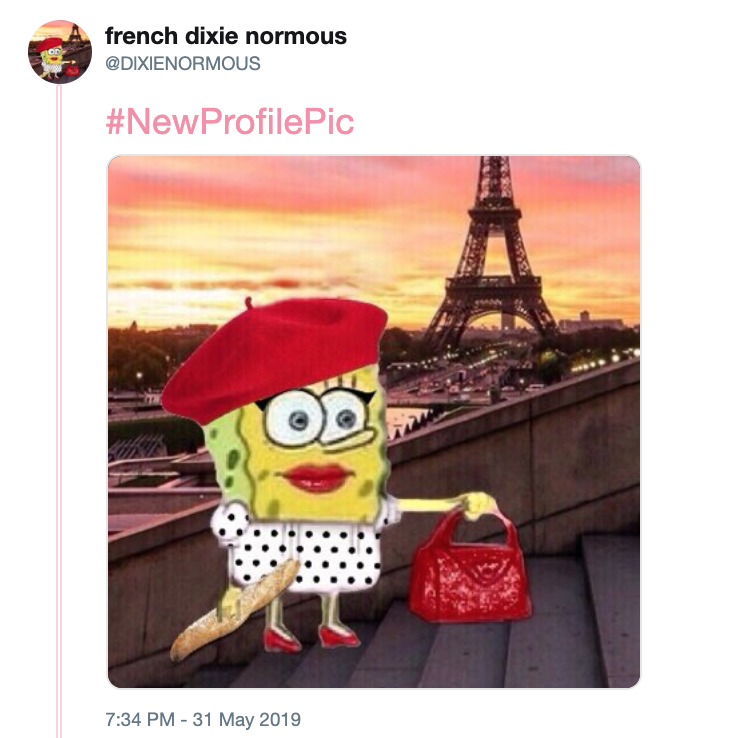 Profile Pic | SpongeBob Traveling the World in Drag | Know Your Meme