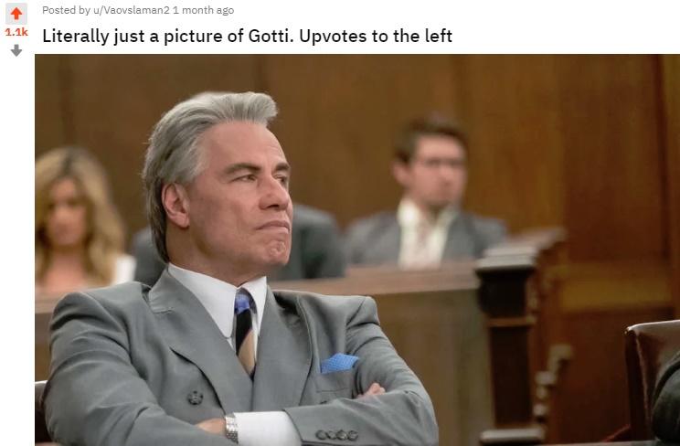 Literally just a picture of Gotti. Upvotes to the left | Gotti | Know ...