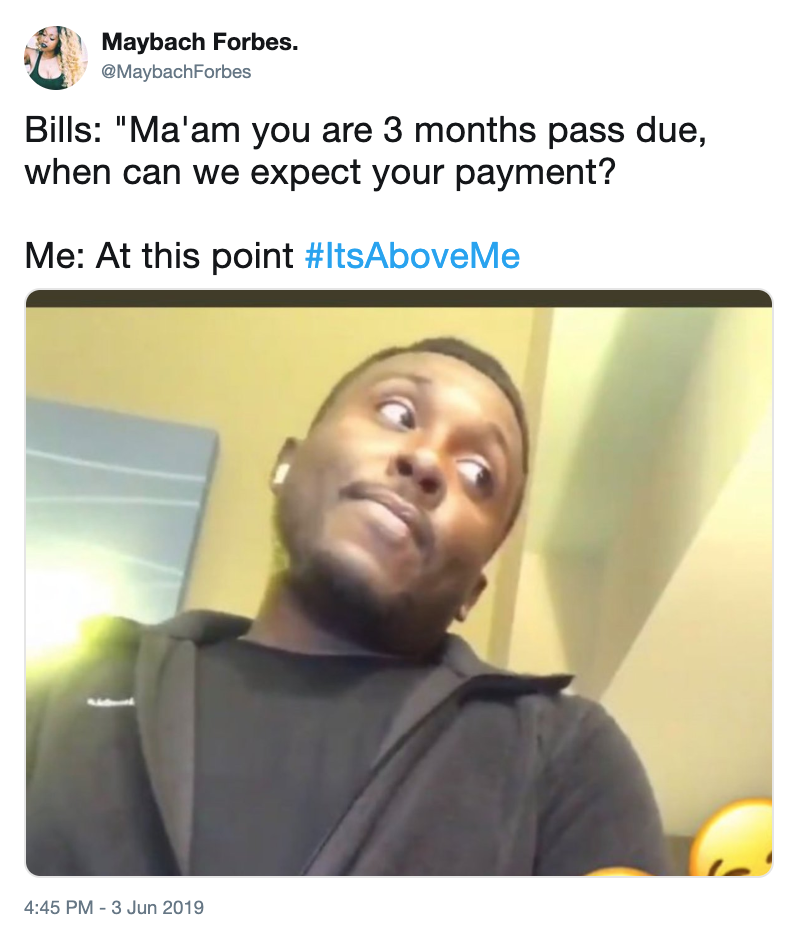 Payment | It's Above Me | Know Your Meme