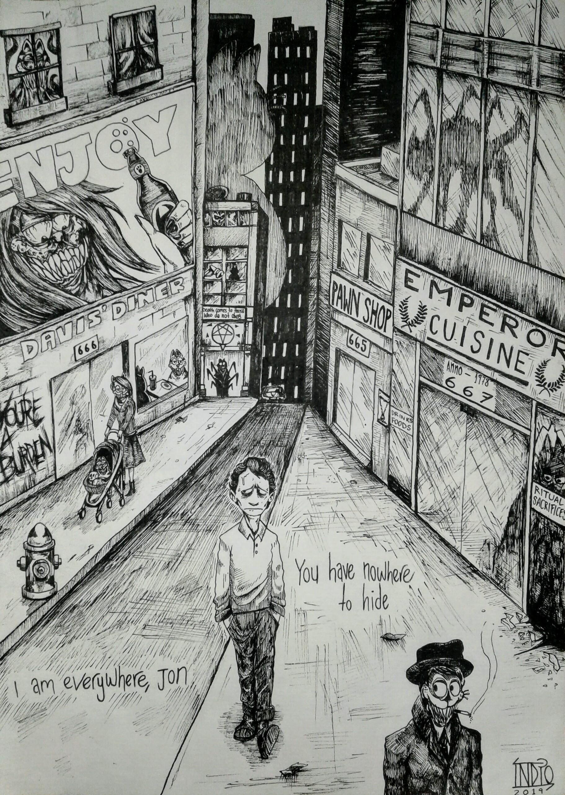 "I am everywhere, Jon" | Creepy Garfield | Know Your Meme