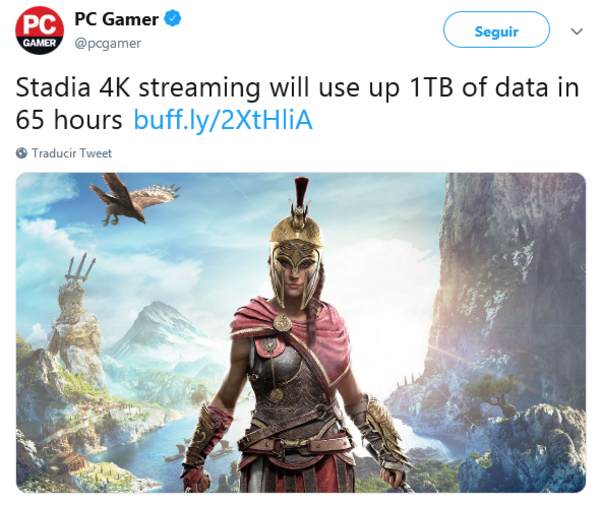 Stadia 4K streaming will use up 1TB of data in 65 hours | Stadia | Know ...
