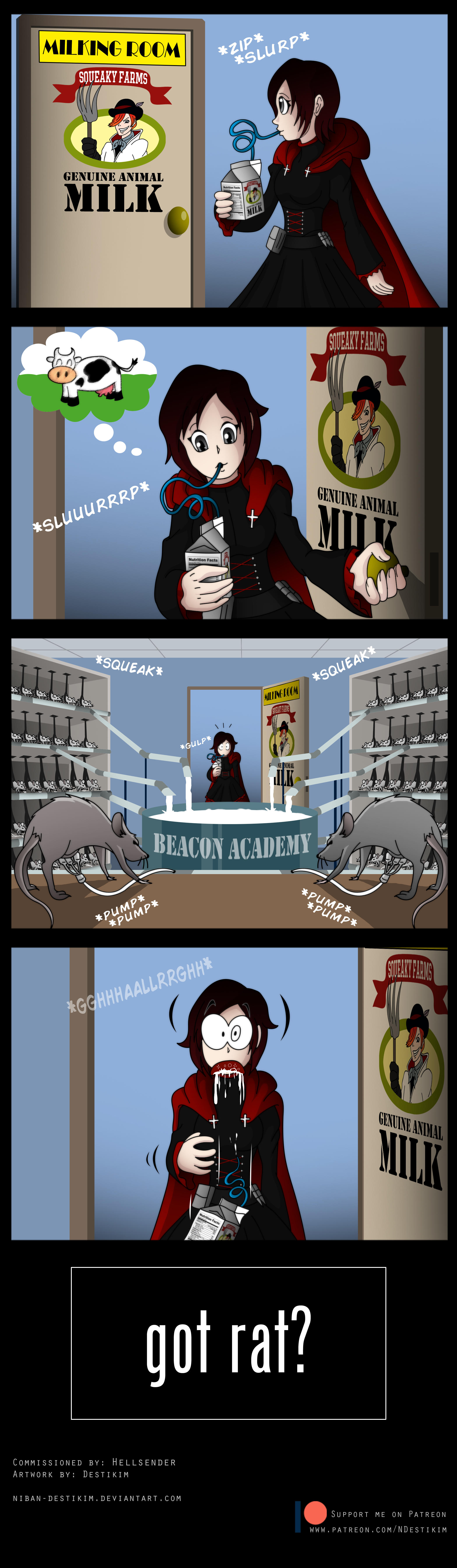 Ruby Drinks Malk | RWBY | Know Your Meme