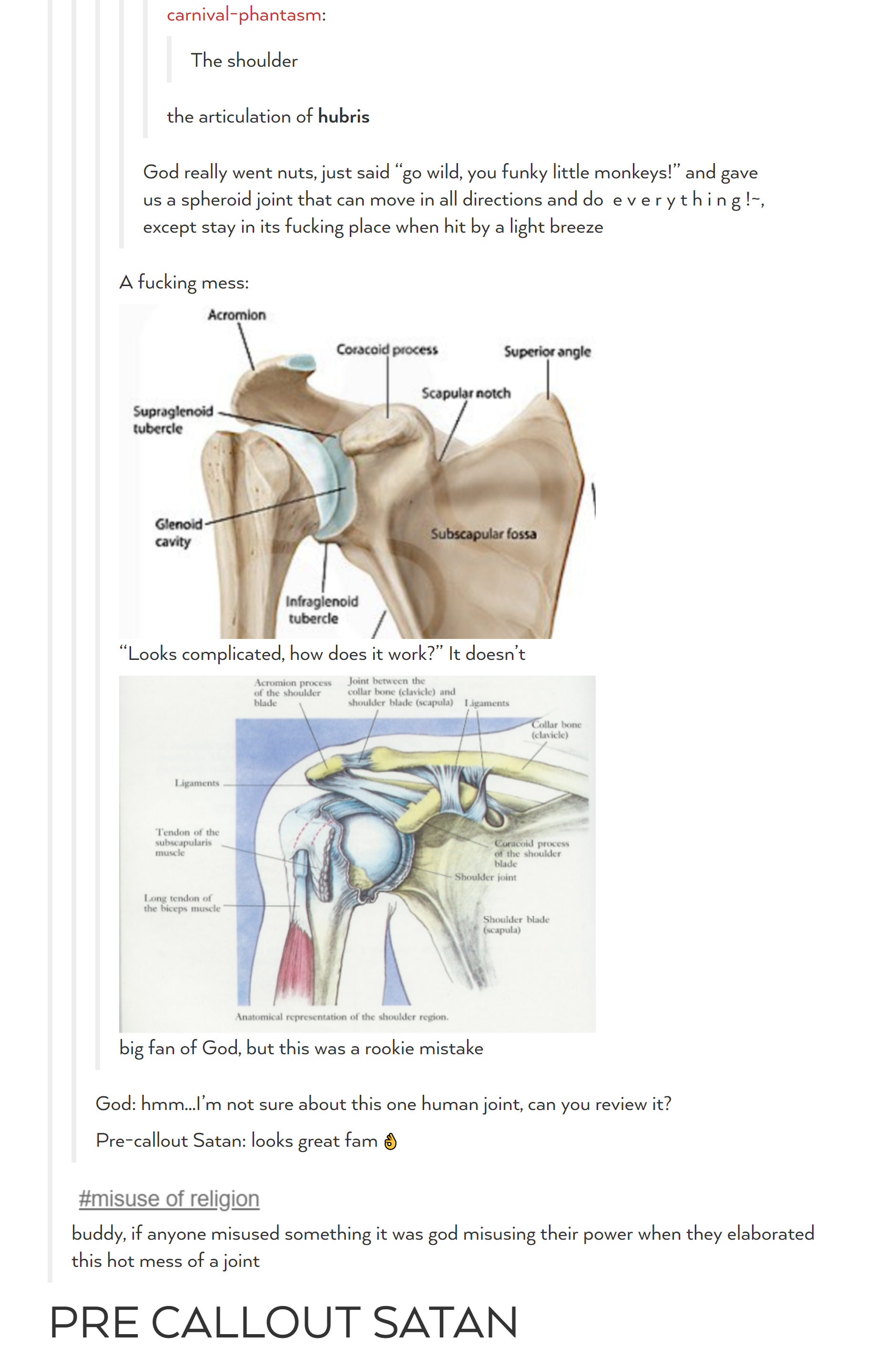 The articulation of hubris | Tumblr | Know Your Meme