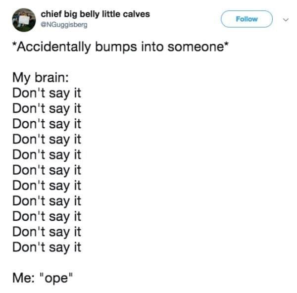 Ope | Don't Say It | Know Your Meme