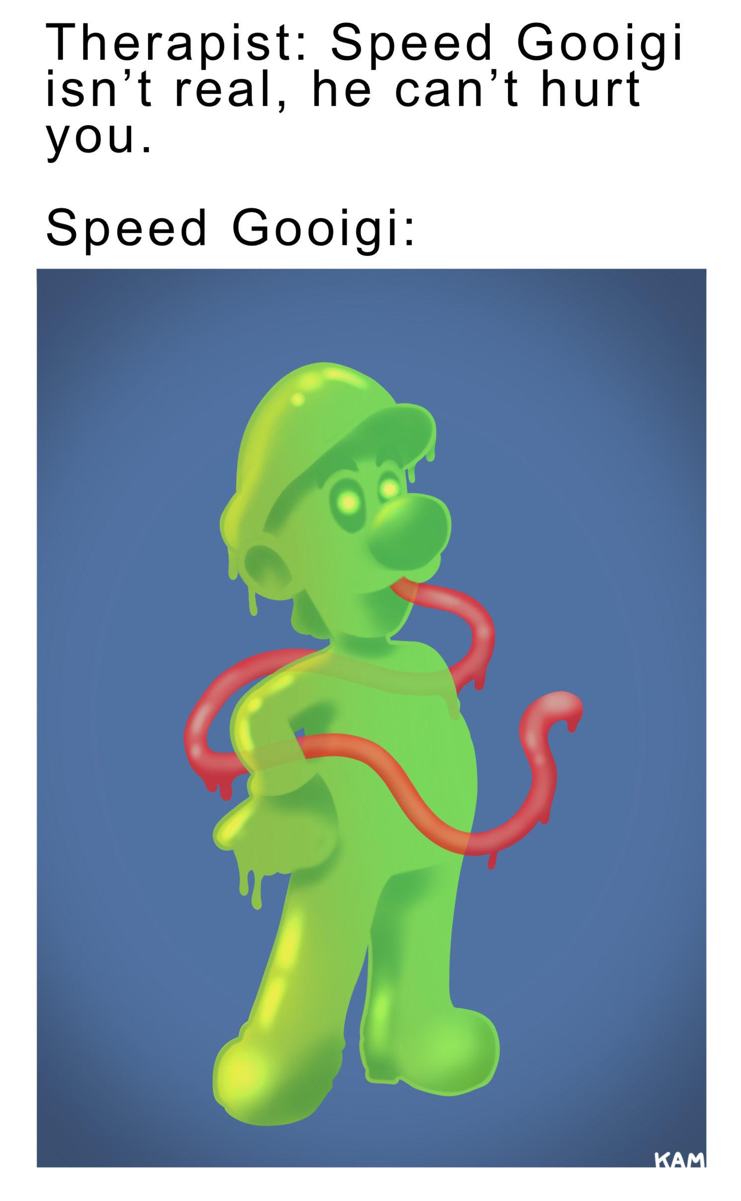 Speed Gooigi | Gooigi | Know Your Meme