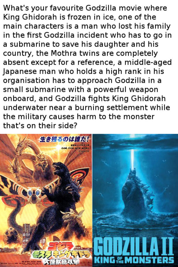 Food for thought... | Godzilla | Know Your Meme