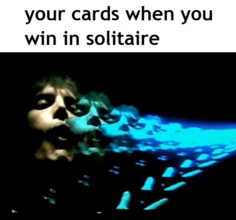Bohemian Rhapsody | Cards When You Win In Solitaire | Know Your Meme