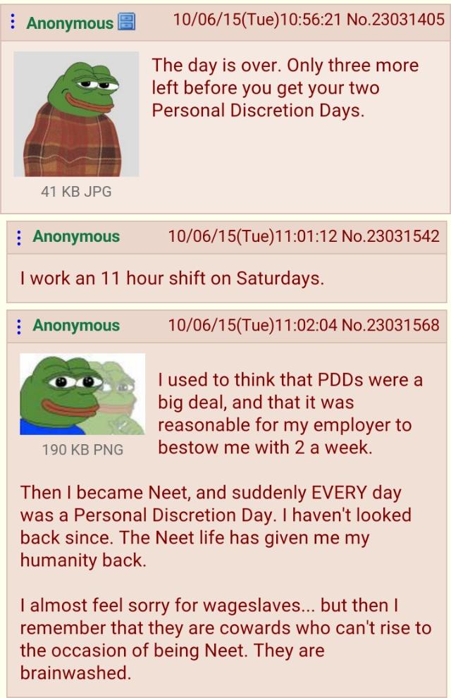 The Day Is Over | Wagie | Know Your Meme