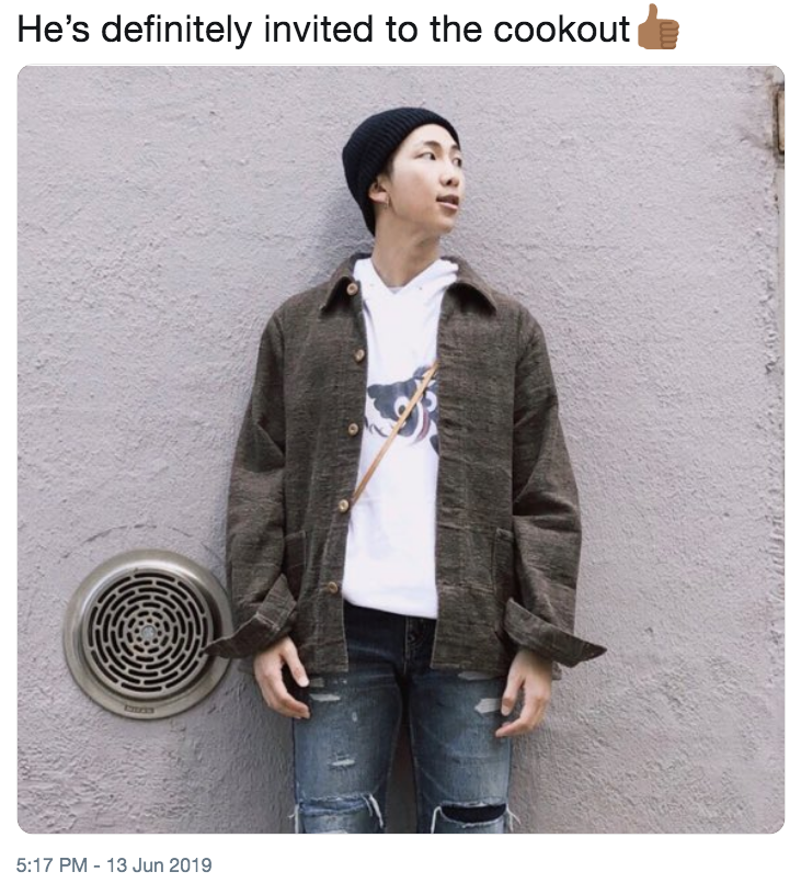 He’s definitely invited to the cookout👍🏾 | Invited to the Cookout ...