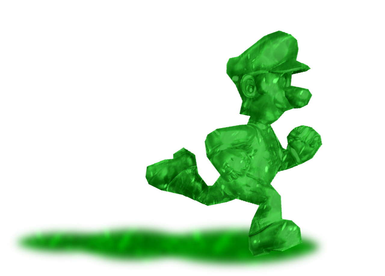Gooigi Running by TransparentJiggly64 | Gooigi | Know Your Meme