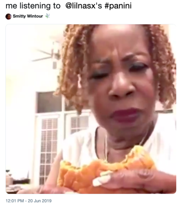 me listening to @lilnasx's #panini | Lil Nas X's "Panini" | Know Your Meme