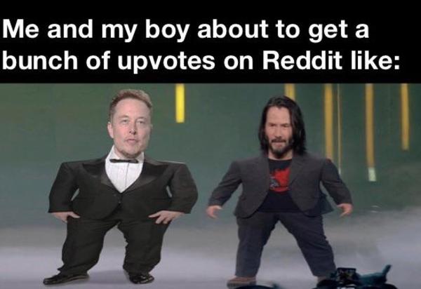 Upvotes | Mini Keanu Reeves | Know Your Meme