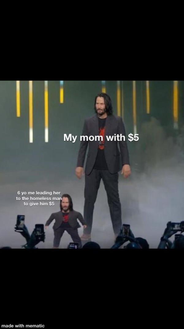 Five Dollars | Mini Keanu Reeves | Know Your Meme