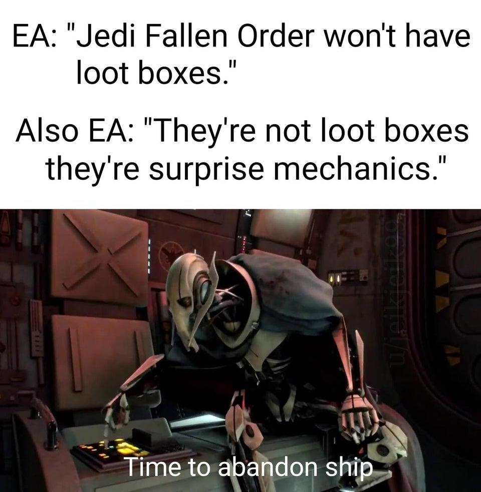 Abandon Ship | Loot Boxes Are Surprise Mechanics | Know Your Meme