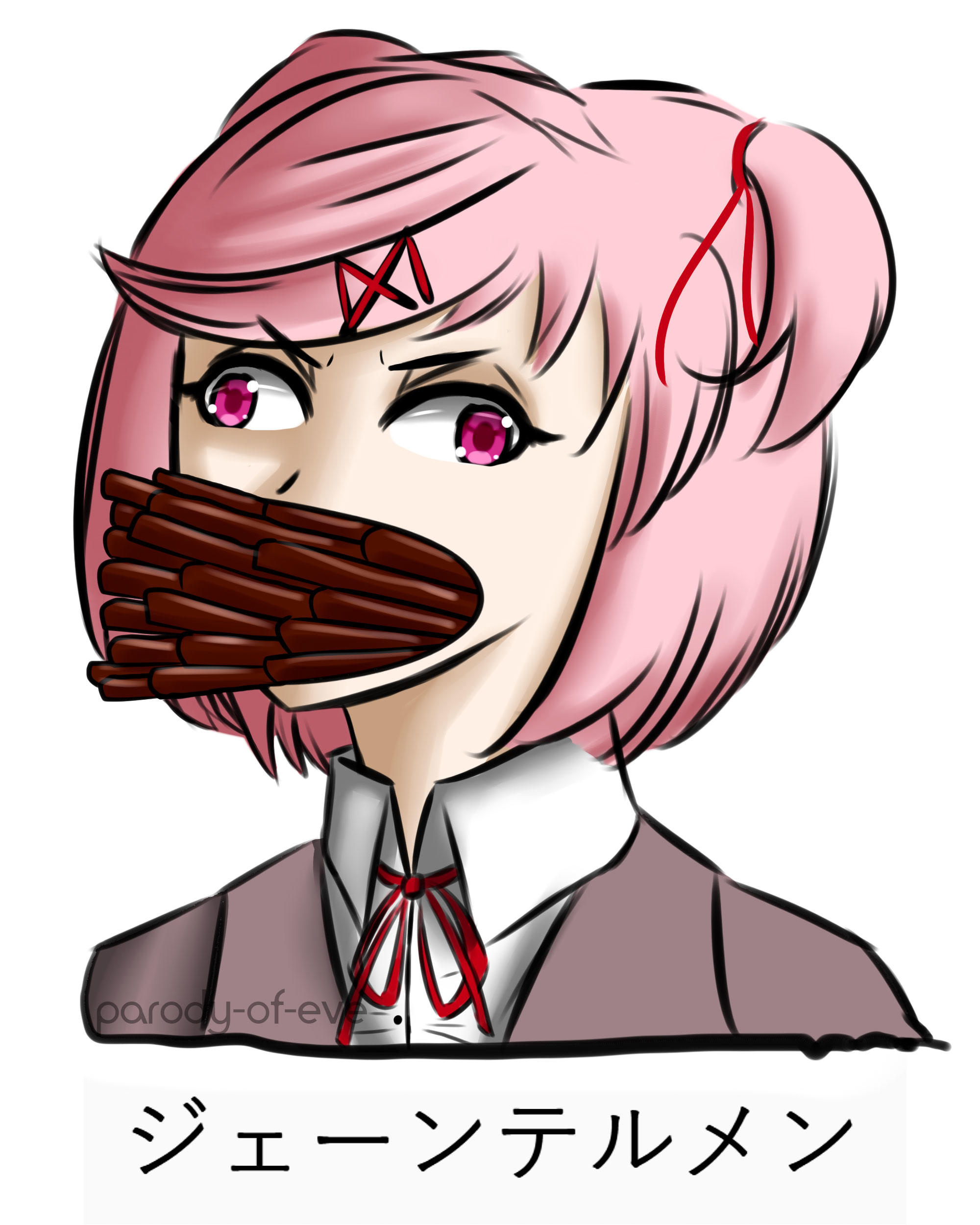 Natsuki - Gentlemen | Doki Doki Literature Club | Know Your Meme