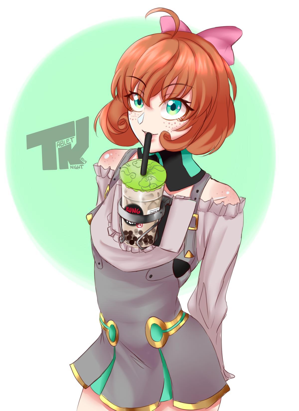 "Am I doing this right Ruby?" | Hands-Free Bubble Tea / Tapioca ...