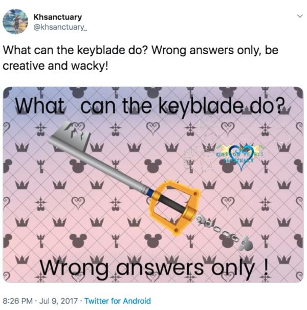 Keyblade | Wrong Answers Only | Know Your Meme