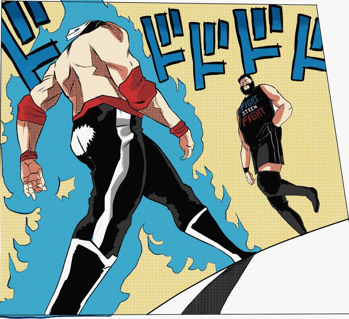 "I can't powerbomb the shit out of you without getting closer." | Oh ...