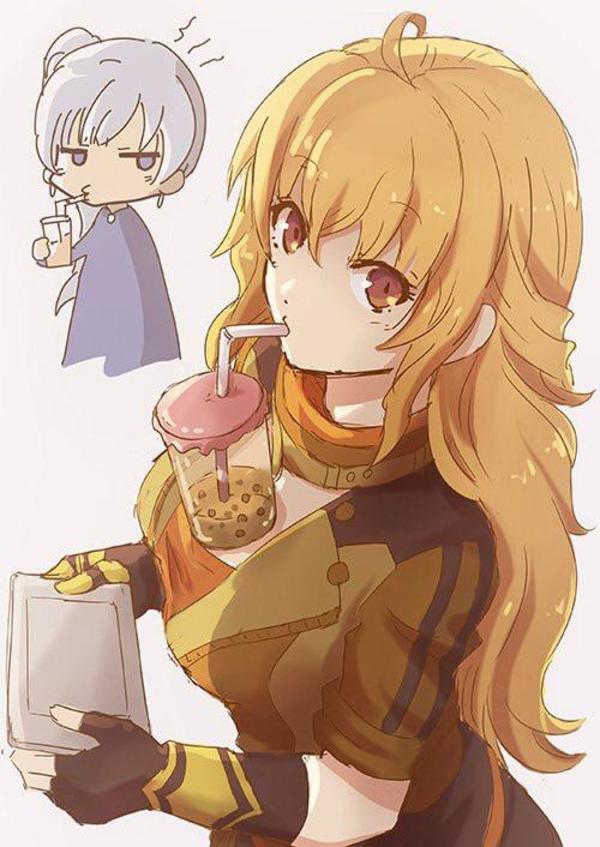 Weiss is jealous | Hands-Free Bubble Tea / Tapioca Challenge | Know ...