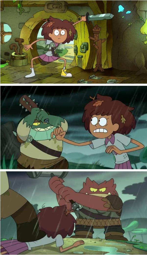 this got intense | Amphibia | Know Your Meme