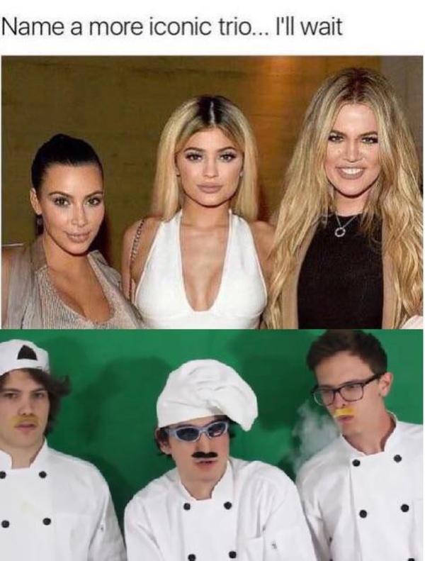 The perfect trilogy. | Name a More Iconic Trio | Know Your Meme