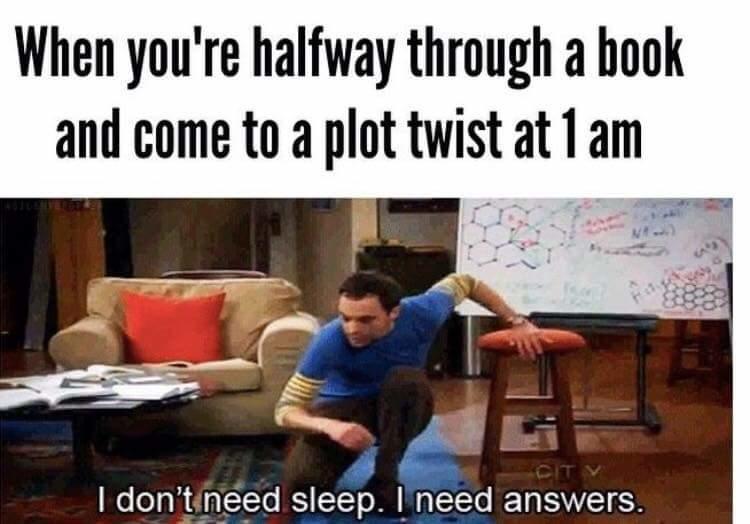 Books | I Don't Need Sleep I Need Answers | Know Your Meme