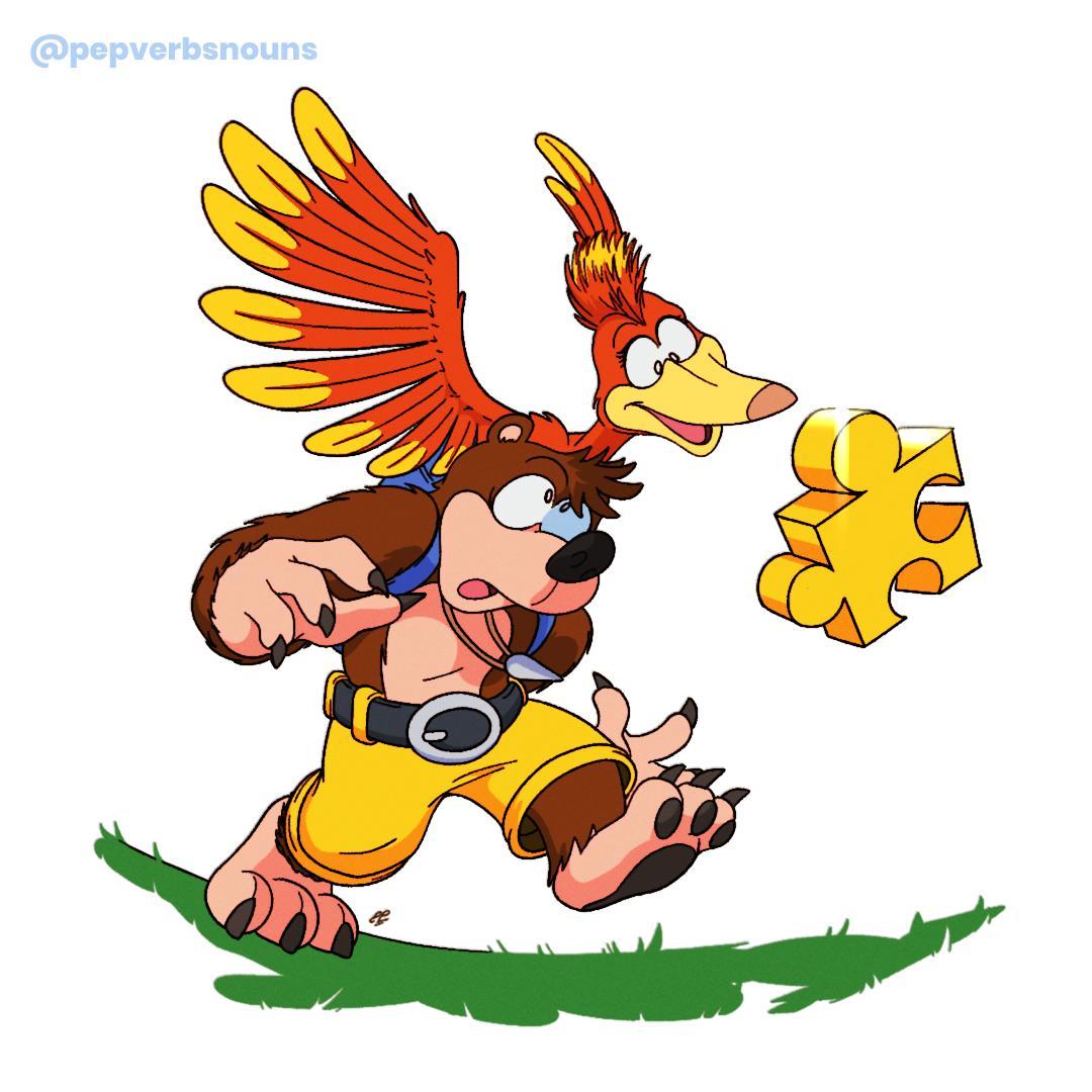 bear and also bird | Banjo-Kazooie | Know Your Meme