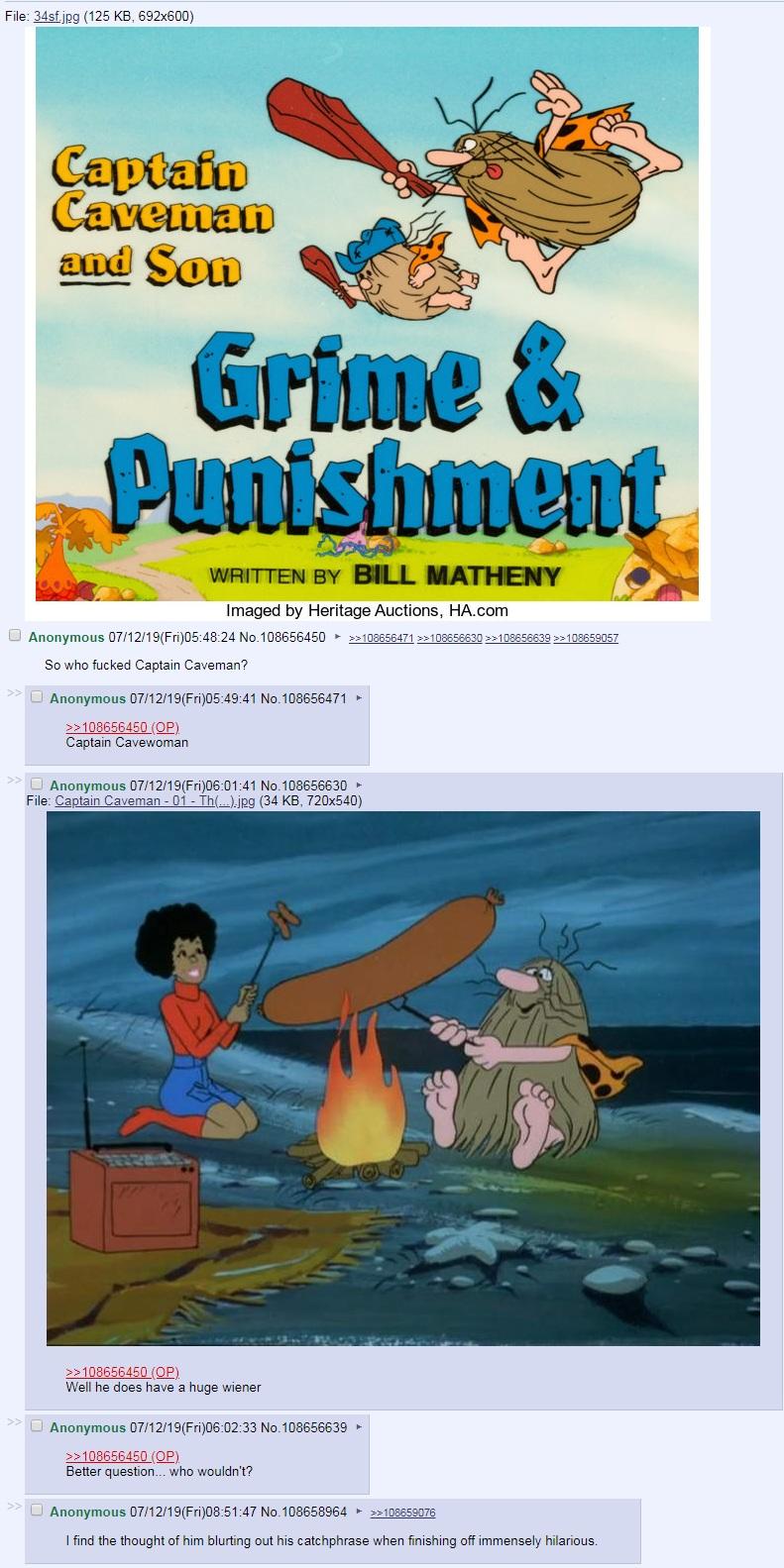 would you Captain Caveman | Western Animation | Know Your Meme