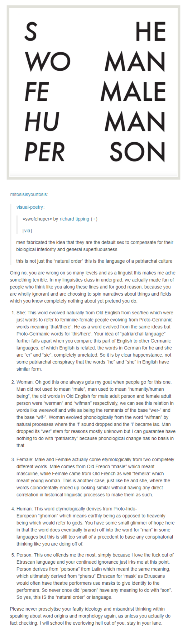 Linguistics | Tumblr | Know Your Meme