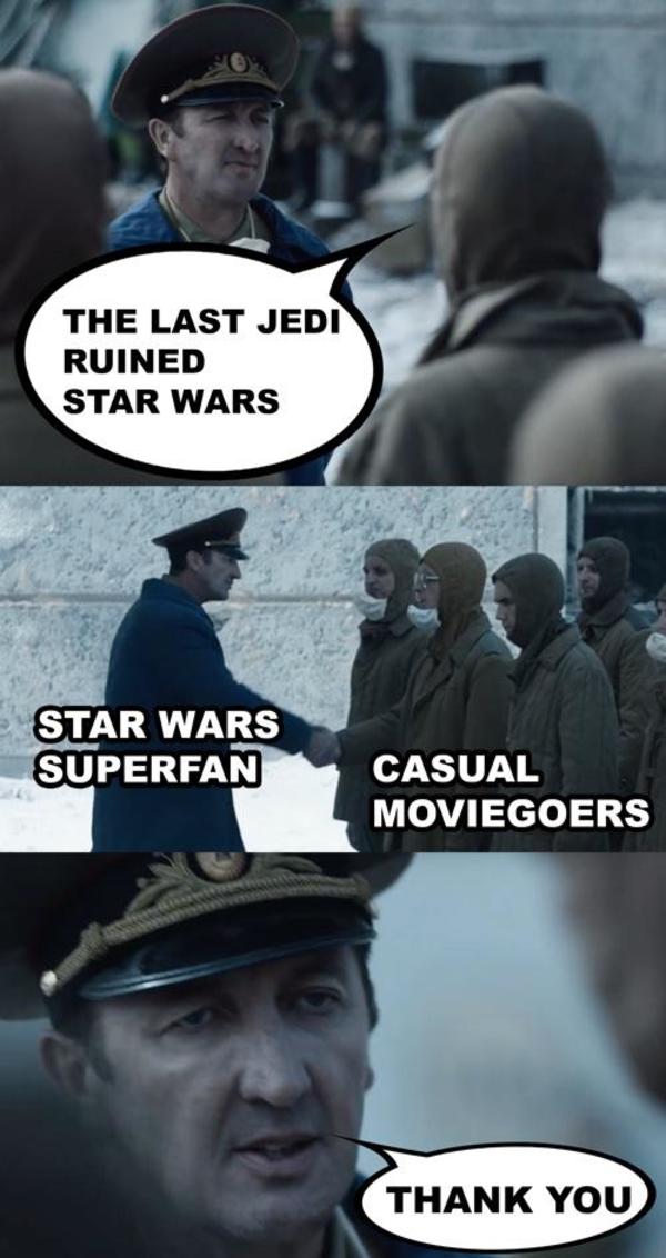 Thank you (Last Jedi Hate) | Star Wars: The Last Jedi | Know Your Meme