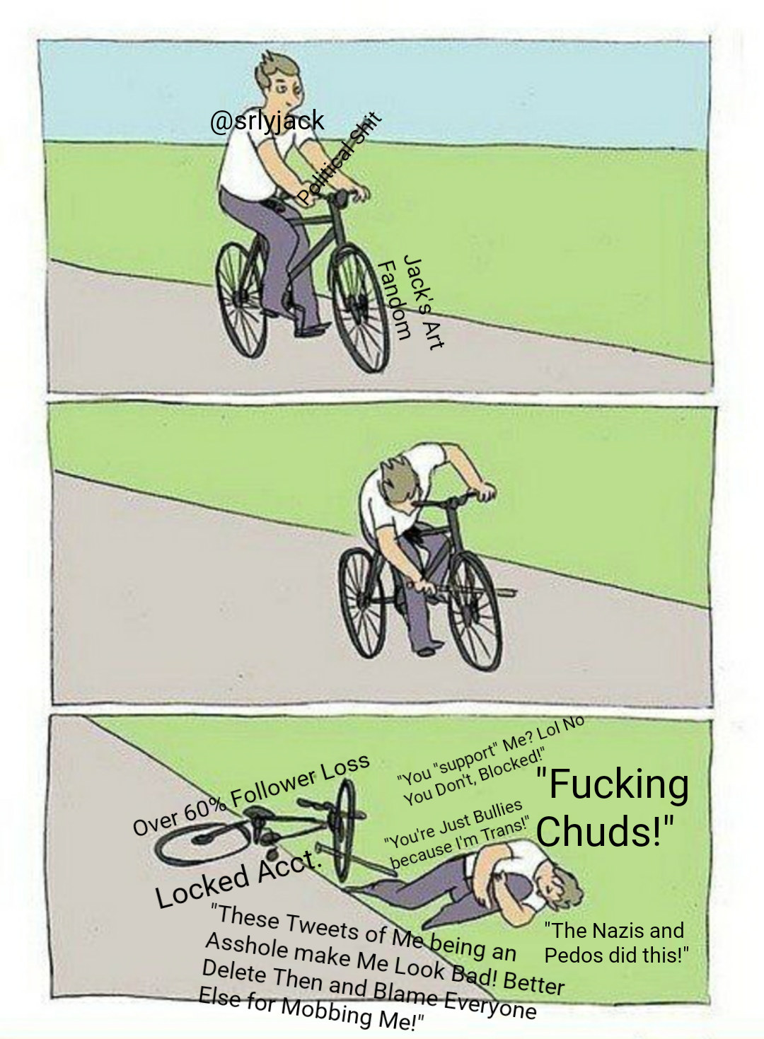 jack and a bike | Bubsy | Know Your Meme