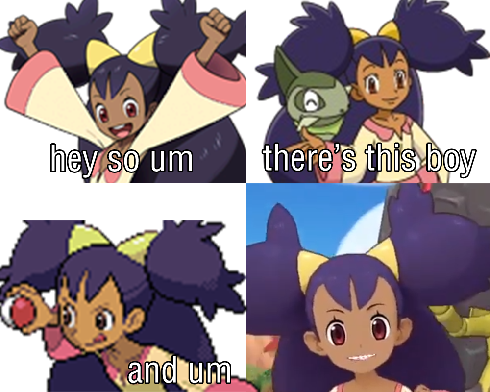 Iris has something to say | Pokémon | Know Your Meme