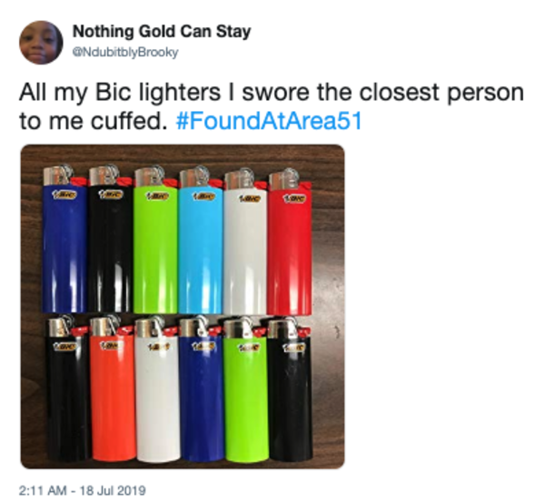 Lighters | #FoundAtArea51 | Know Your Meme