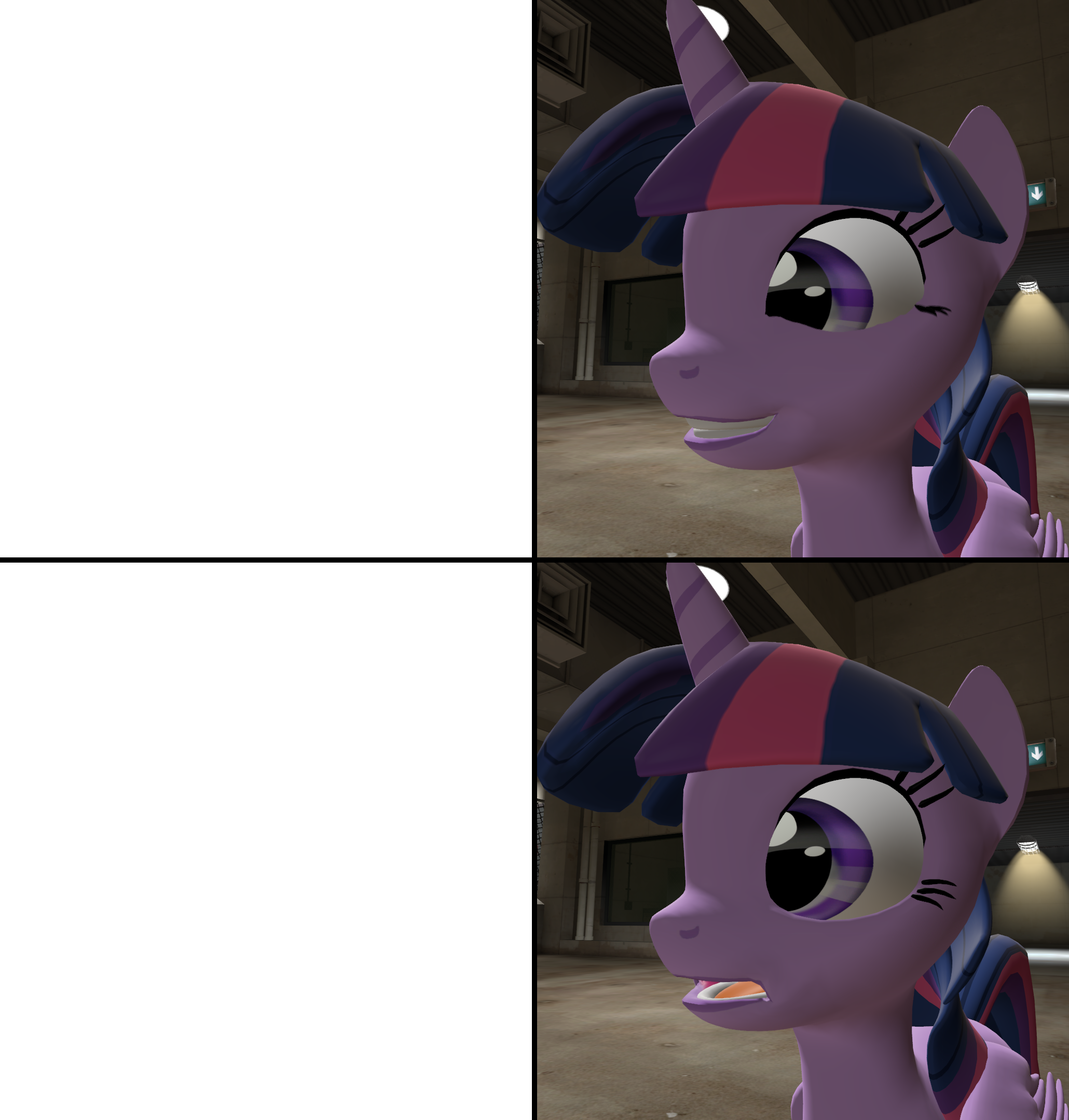 Disappointed Purple Pony (Template) | Disappointed Black Guy | Know ...