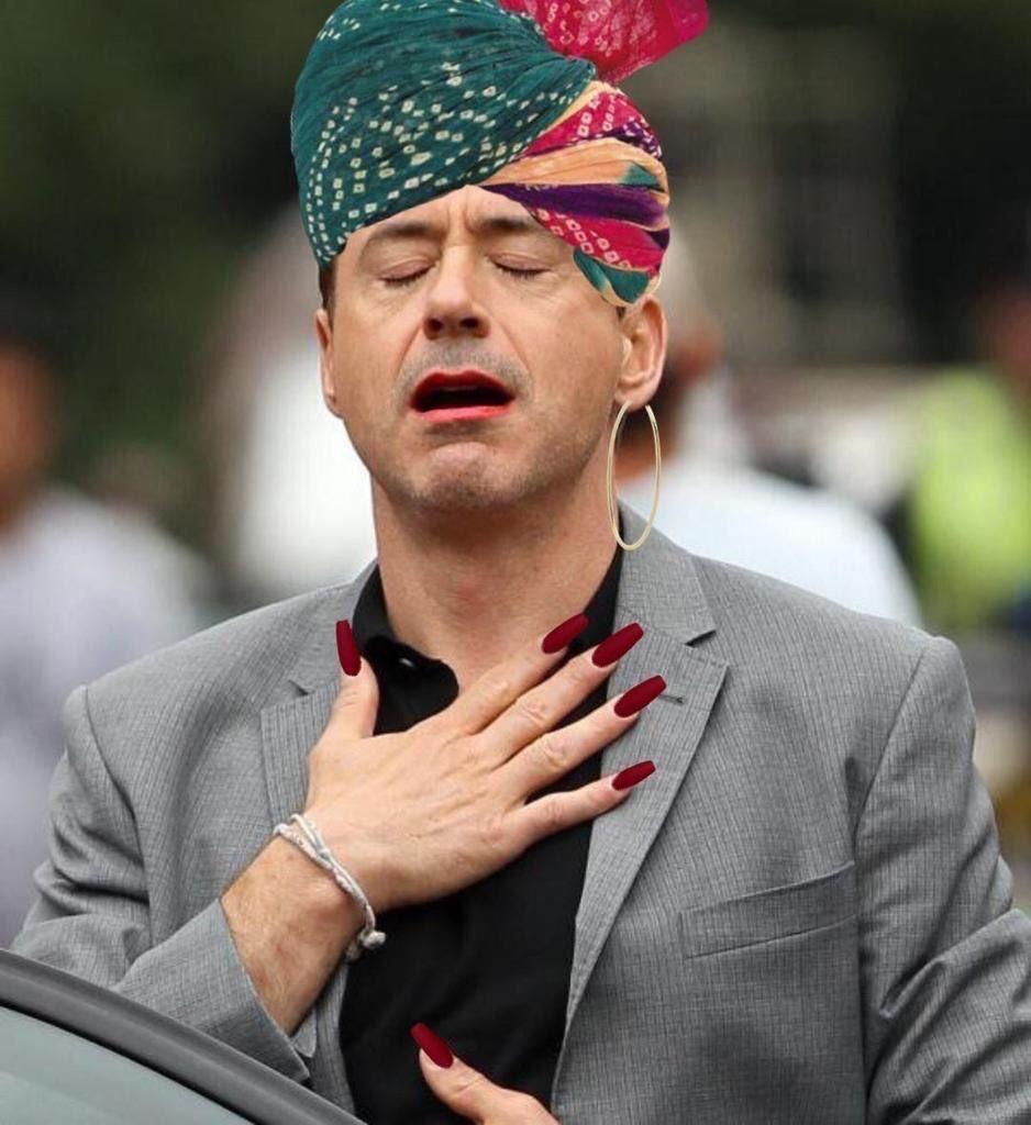 RDJ With Acrylic Nails | Avengers With Acrylic Nails Photoshops | Know ...