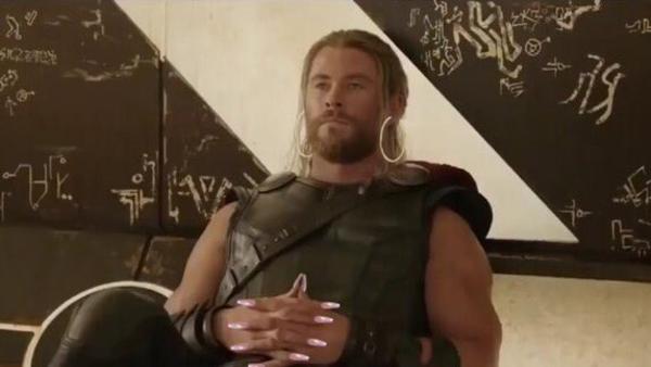 Thor With Acrylic Nails | Avengers With Acrylic Nails Photoshops | Know ...