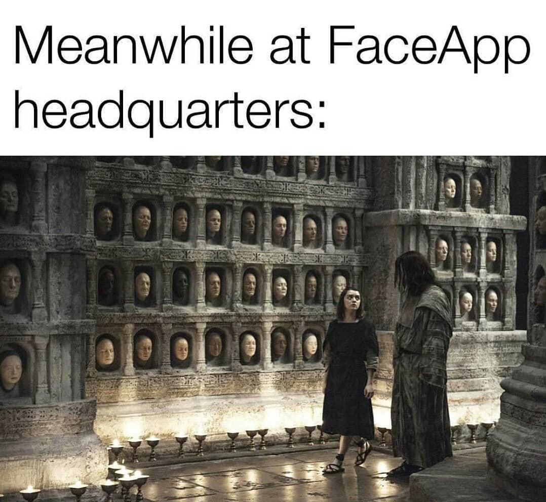 Meanwhile at FaceApp headquarters: | FaceApp | Know Your Meme