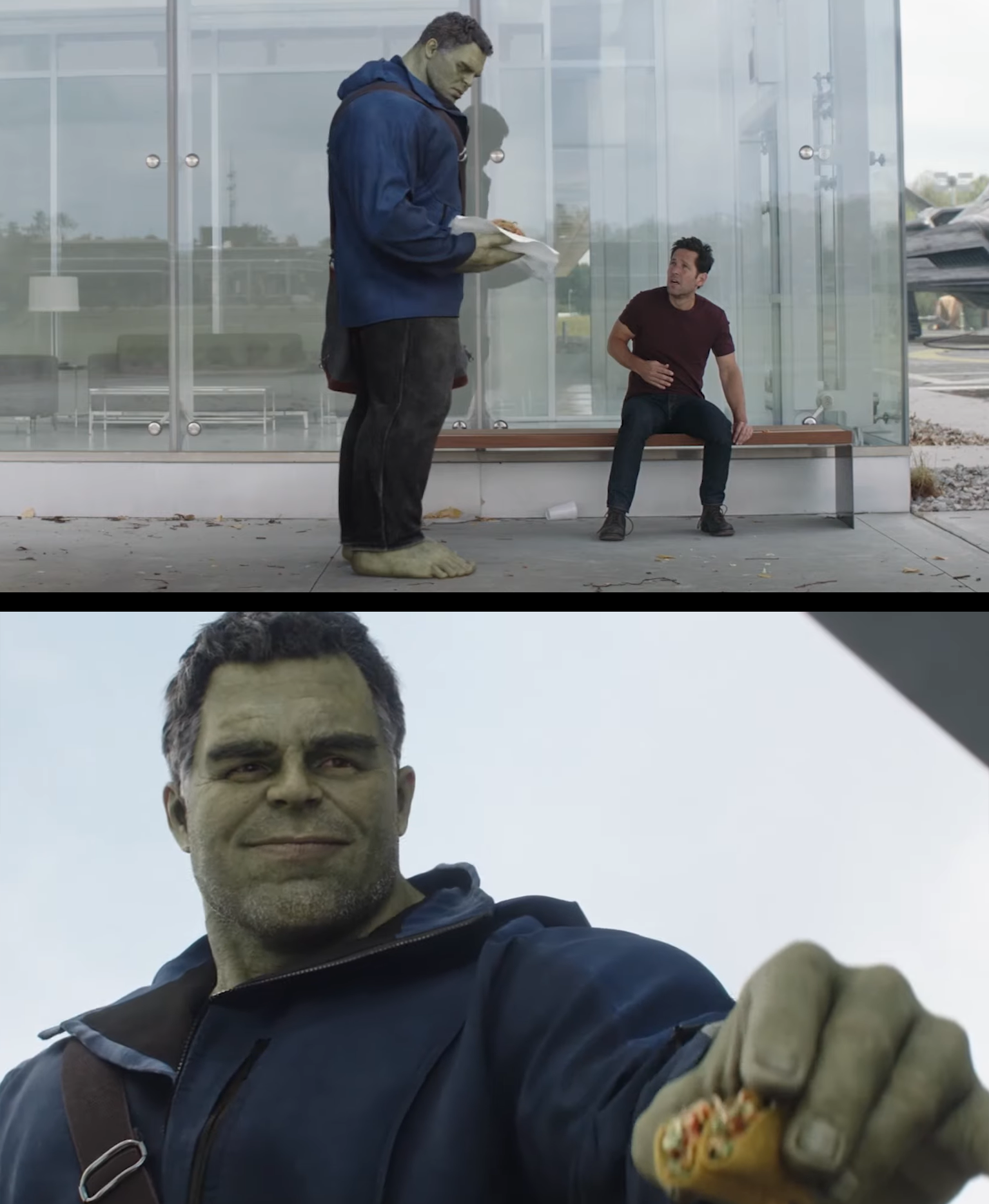 HD template | Hulk Gives Ant-Man a Taco | Know Your Meme