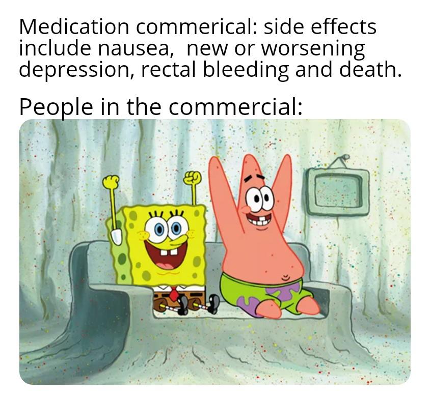 Consult with your doctor before using | r/BikiniBottomTwitter ...