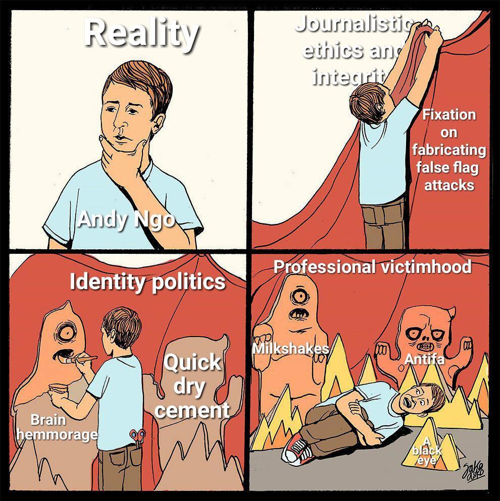 Ngo-Go Zone | Antifa Assault of Andy Ngo | Know Your Meme