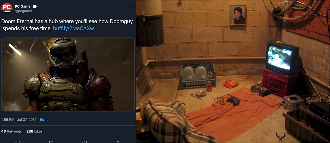 How Doomguy spends his free time | Doom | Know Your Meme