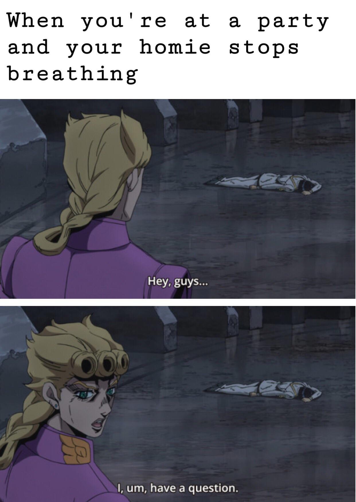 Pick me up, mom. I’m scared | /r/ShitPostCrusaders/ | JoJo's Bizarre ...