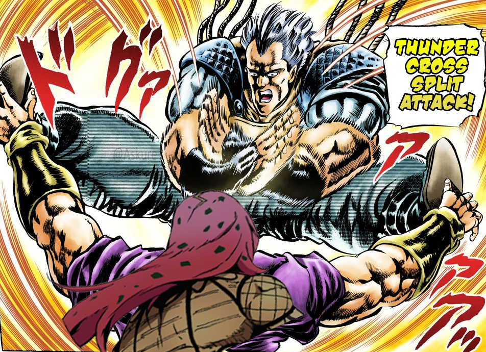 Diavolo death 32443253: death by thunder cross split attack | Diavolo's Death Loop | Know Your Meme