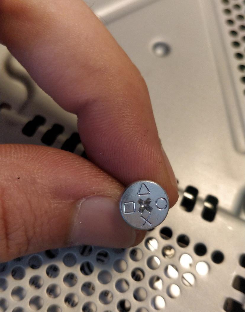 This screw in a PlayStation 4 has then controller buttons on it | r ...